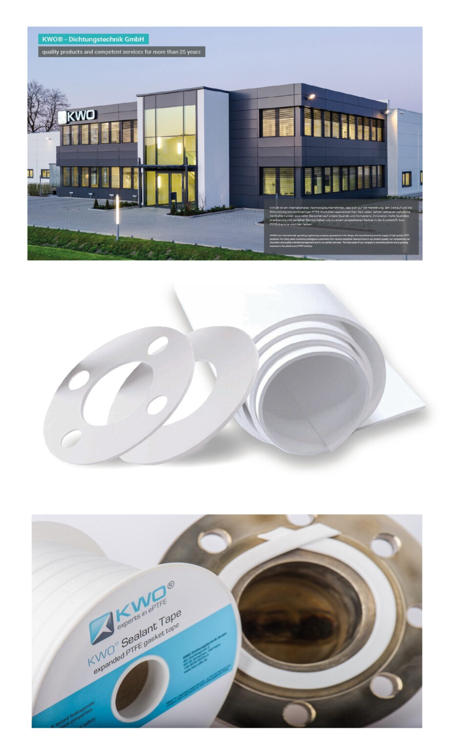 Expanded PTFE gaskets & sheets – Bioneau